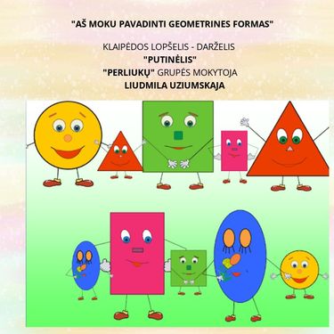 Book Creator | "GEOMETRINĖS FORMOS"