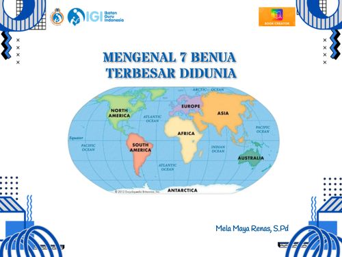 Book Creator | MENGENAL 7 BENUA TERBESAR DIDUNIA