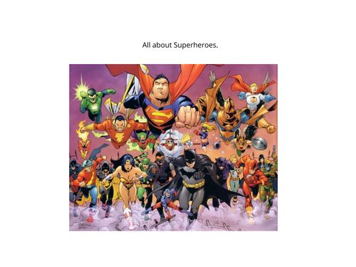 Book Creator | all about Hero's