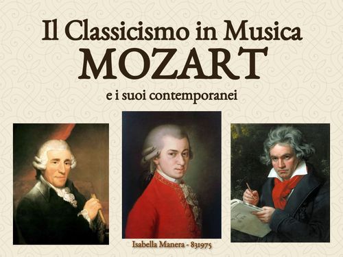 Book Creator | Il Classicismo in Musica - Mozart e i suoi contemporanei