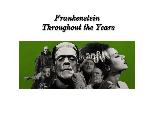Book Creator | Frankenstein Throughout the Years