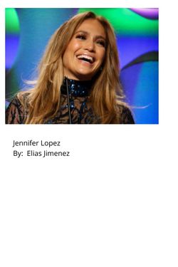 Book Creator | Jennifer Lopez
