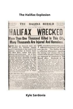 Book Creator | The Halifax Explosion