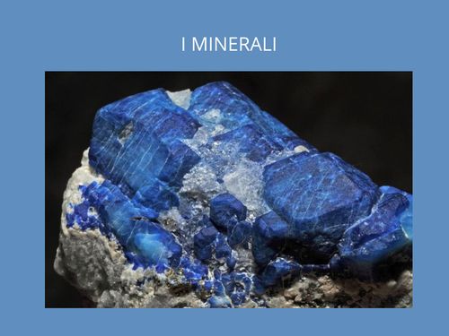 Book Creator | I MINERALI