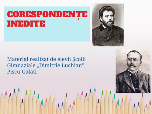 Book Creator | CORESPONDENTE INEDITE