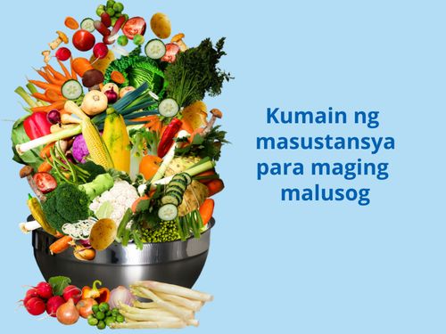 Book Creator | Kumain ng masustansya para maging malusog