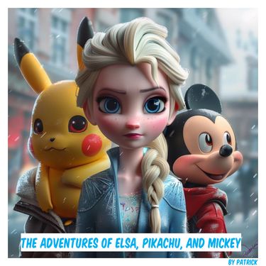 Book Creator | The Power of Friendship: A Tale of Elsa, Pikachu, and Mickey