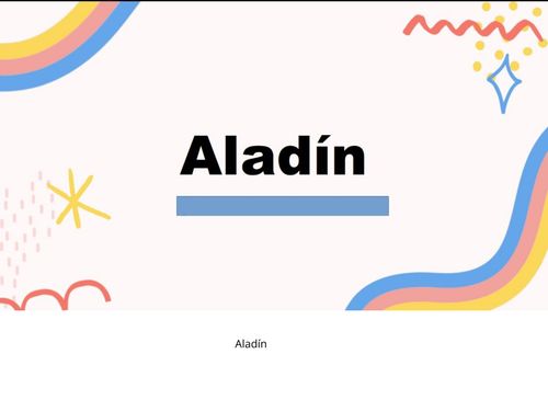 Book Creator | Aladín