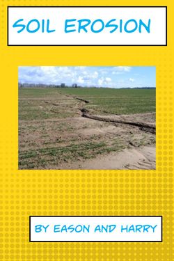 Book Creator | Soil Erosion