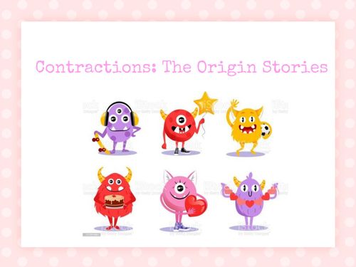 Book Creator | Contractions: The Origin Stories