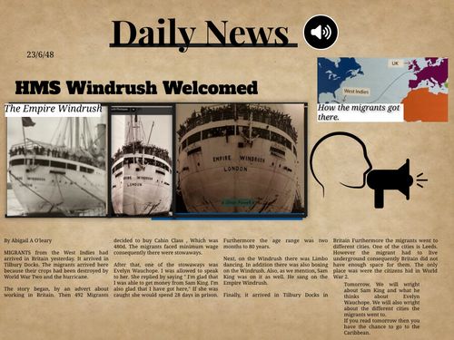 Book Creator | Windrush