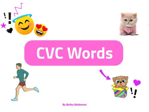 Book Creator | CVC Words