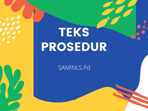 Book Creator | TEKS PROSEDUR