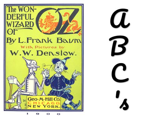 Book Creator | Wizard of Oz ABC's