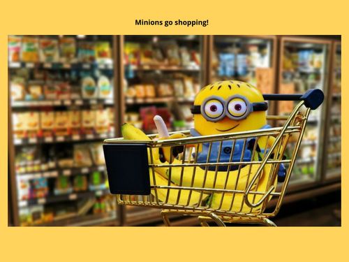 Book Creator | Minions go shopping!