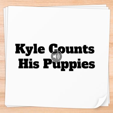 Book Creator | Kyle Counts His Puppies