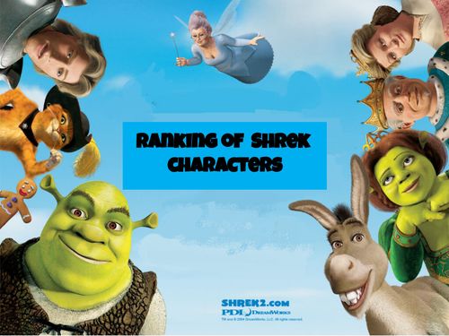 Book Creator | Ranking of Shrek characters