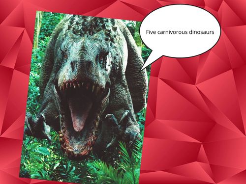 Book Creator | Five Carnivorous Dinosaurs