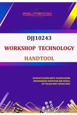 Book Creator | WORKSHOP TECHNOLOGY HANDTOOL