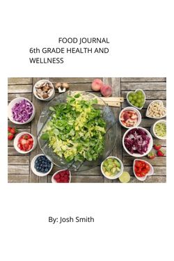 Book Creator | 6th grade food Journal Example
