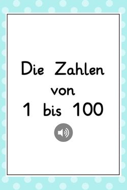 Book Creator | Die Zahlen von 1 bis 100