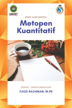 Book Creator | METOPEN KUANTITATIF: PRINSIP-PRINSIP PENELITIAN