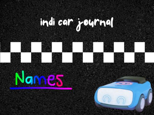 Book Creator | Sphero indi Car Journal