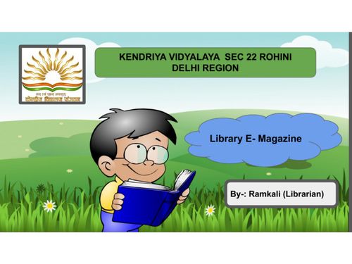 Book Creator | E- magazine of KV Sec-22 Rohini
