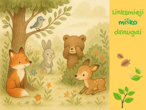 Book Creator | Linksmieji miško draugai