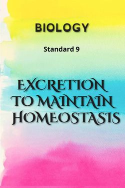 Book Creator | EXCRETION TO MAINTAIN HOMEOSTASIS
