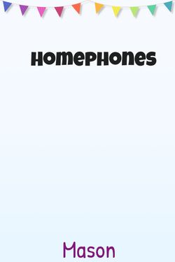 Book Creator | Homophones by Mason