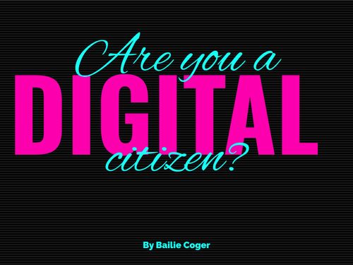 Book Creator | Are You a Digital Citizen?