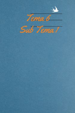 Book Creator | Tema 6 Sub Tema 1