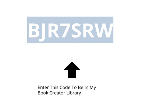 Book Creator | Enter The Code Please