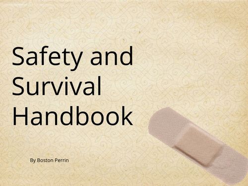 Book Creator | Safety Survival Handbook