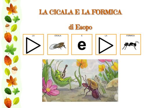 Book Creator | La Cicala e la Formica