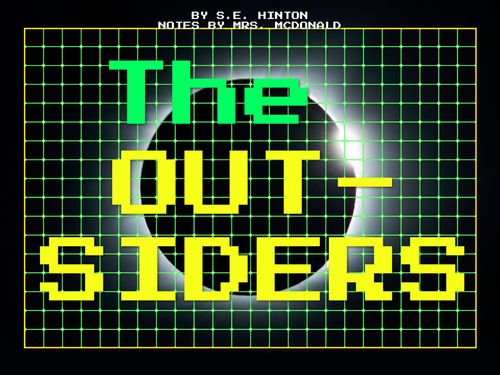 Book Creator | The Outsiders Study Guide