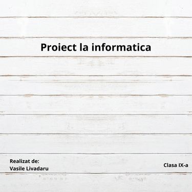 Book Creator | Poiect la informatica