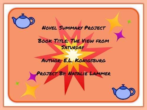 Book Creator | Novel Summary Project -Natalie