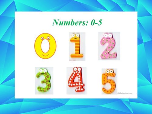 Book Creator | Number Names 0 to 5