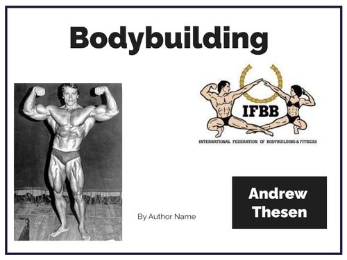 Book Creator | Bodybuilding