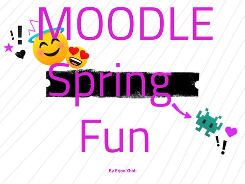 Book Creator | MOODLE Spring Fun