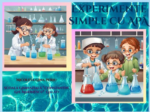 Book Creator | Experimente simple cu apă.