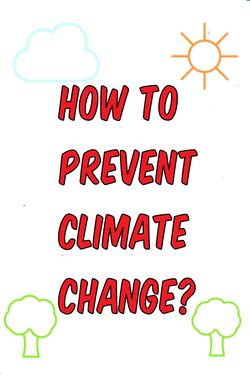 Book Creator | How to prevent climate change