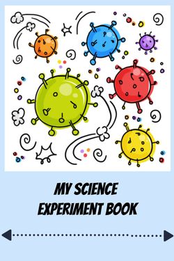 Book Creator | Science Experiment Book