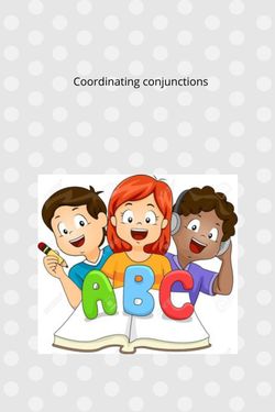 Book Creator | Coordinating Conjunctions