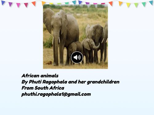 Book Creator | African Animals
