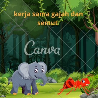 Book Creator | gajah dan semut