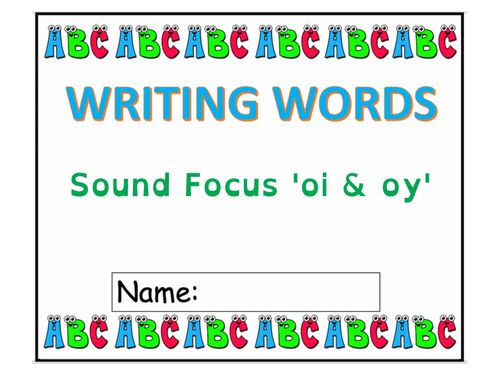 Book Creator | Writing Words oi & oy