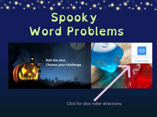 Book Creator | Spooky Word Problems